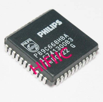 1PCS P89C668HBA 80C51 8-bit Flash microcontroller PLCC44 | eBay