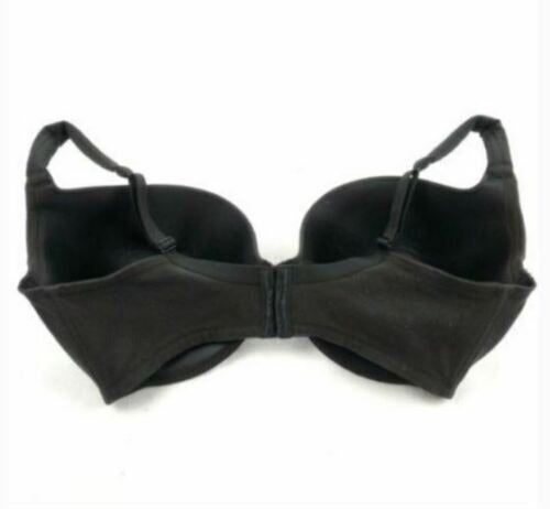 Cacique Lane Bryant Plunge Bra Cotton Blend Plus Size 40F Black | eBay
