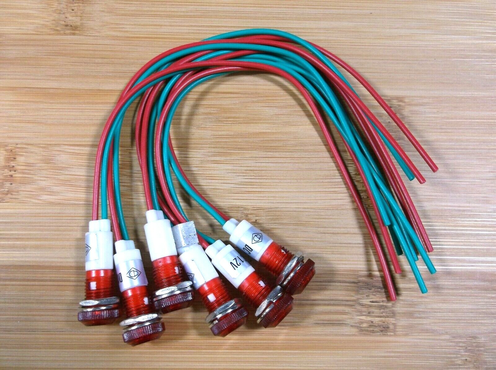 6 BBT Super Bright 12 volt Red LED Low-Profile Mini Courtesy Lights | eBay