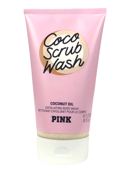 VICTORIA'S SECRET PINK COCO SCRUB WASH EXFOLIATING BODY WASH COCONUT ...