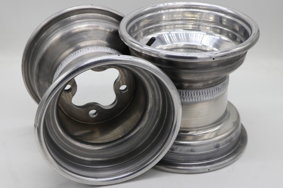 2 x 9" rear aluminum wheels rims 4x110 HONDA 450r 400EX 300EX TRX250r ...