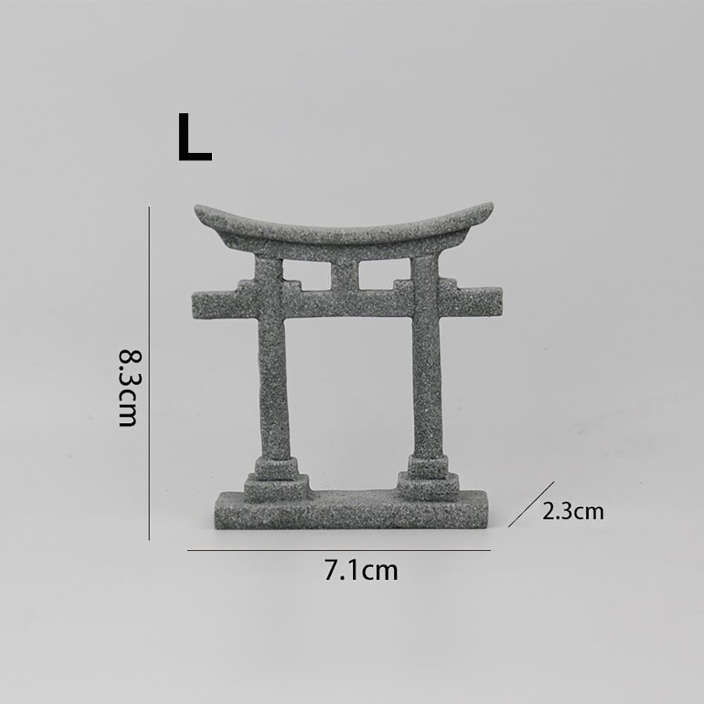 Grey Mini Japanese Torii Gate Craft Miniature Shrine Shinto Toy | eBay