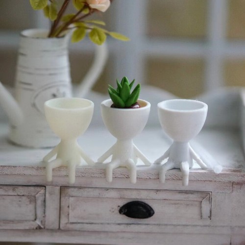 3PC 1/12 Scale Dollhouse Miniatures White Model Uncolored Little Man ...