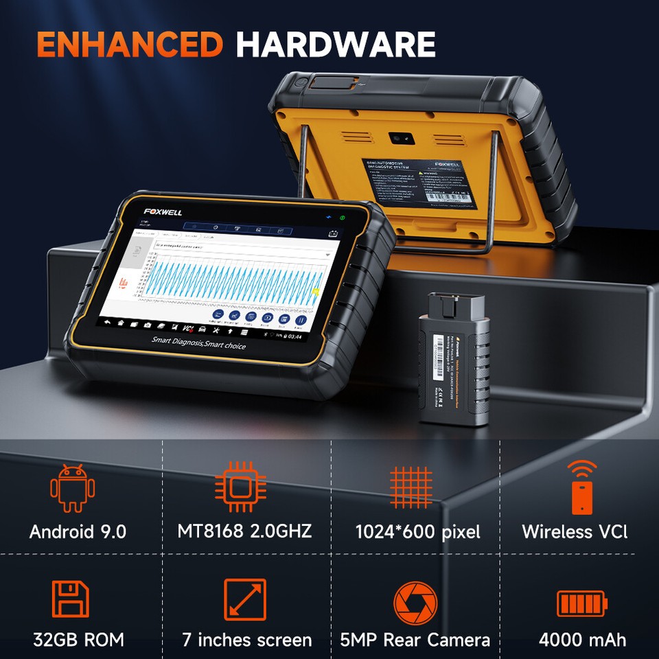 Foxwell GT60 Automotive Full System OBD2 Scanner Car Diagnostic Scan ...