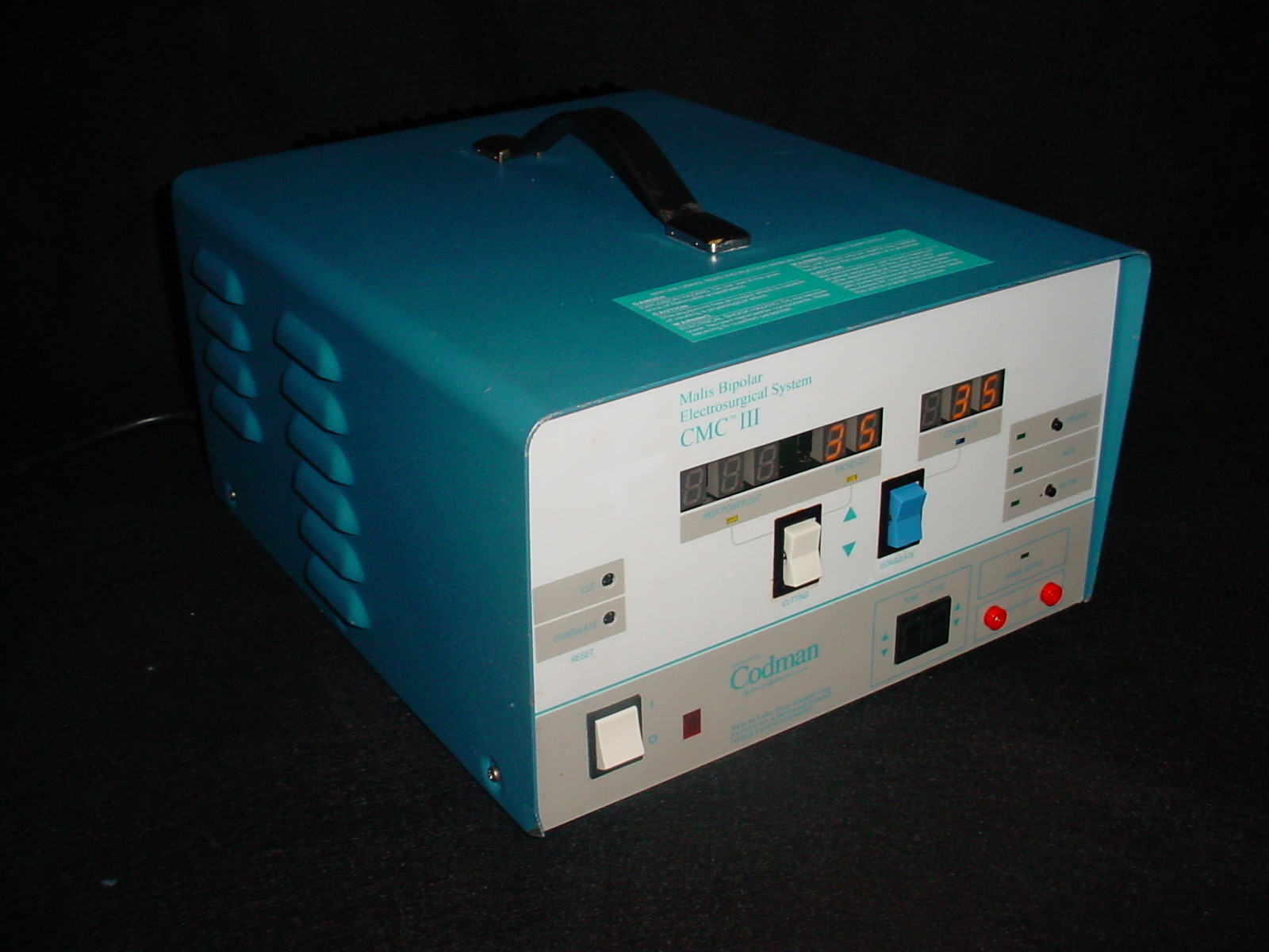 Codman Malis Bipolar Electrosurgical System CMC III 3 80-1170 for sale ...