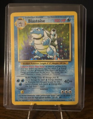 Blastoise 002/102 Base Set Holo | eBay