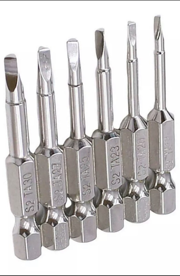 6PCS Triangle Head Security Screwdriver Tool Triangular for Bit Toys 1/ ...