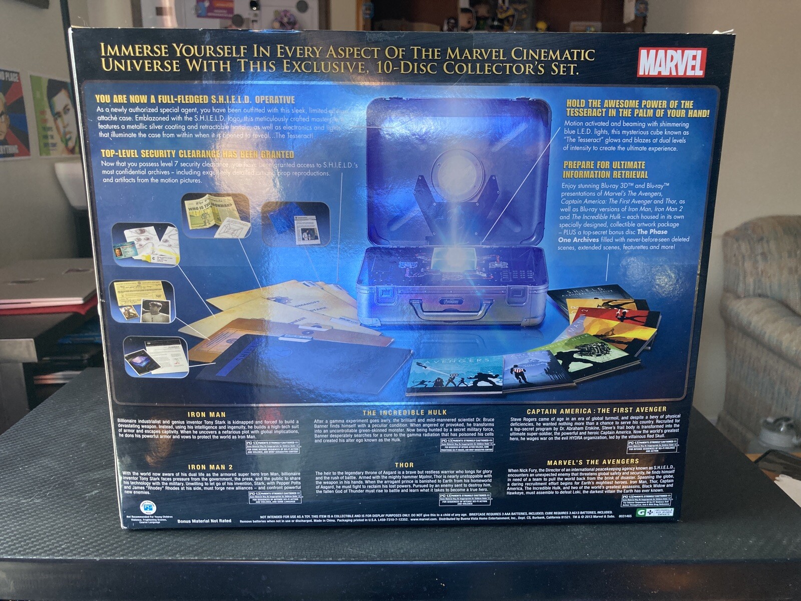 Marvel Cinematic Universe: Phase One - Avengers Assembled (Blu-ray ...