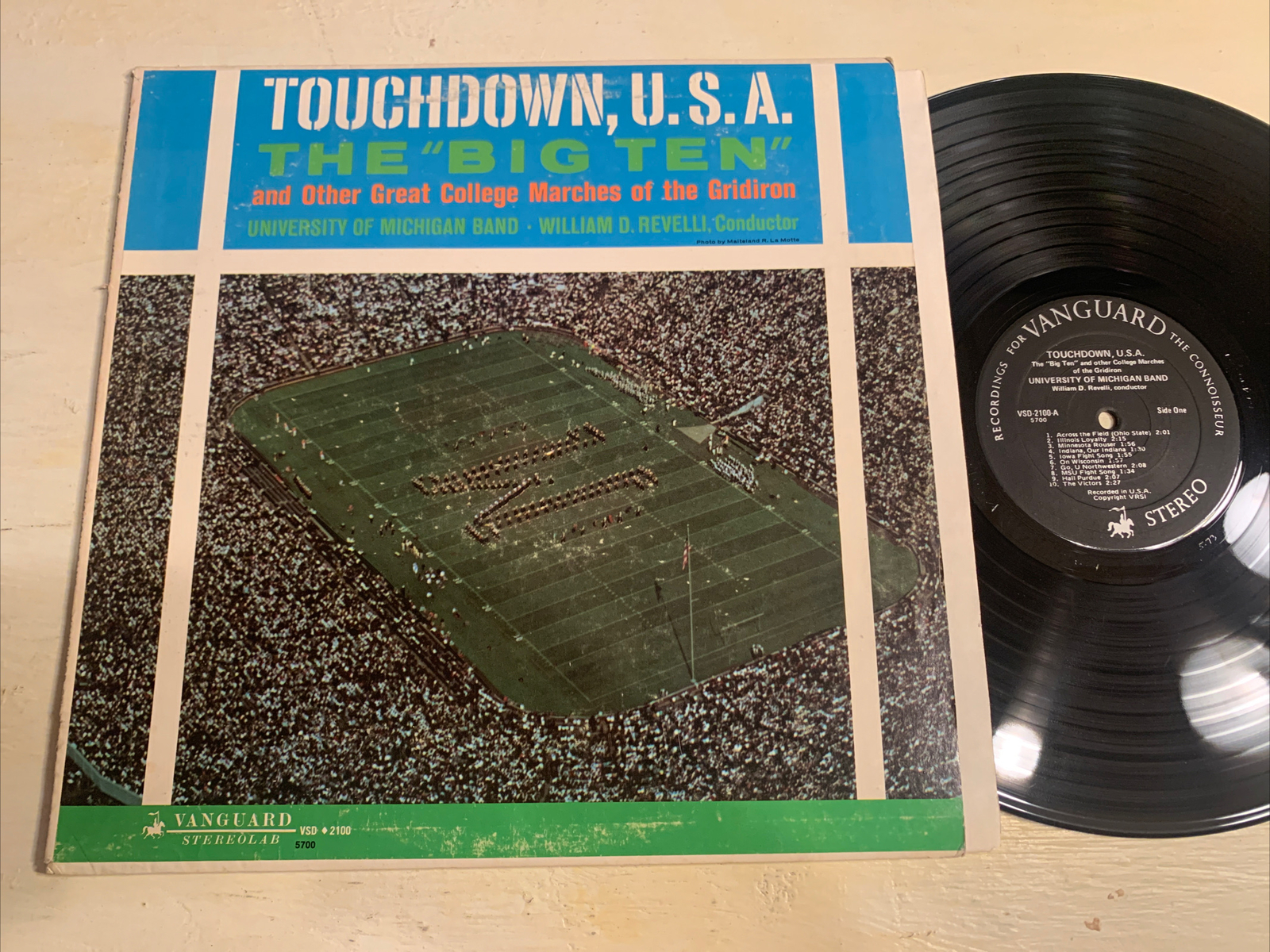 University Of Michigan Band Wolverines NCAA LP Touchdown USA Big Ten ...