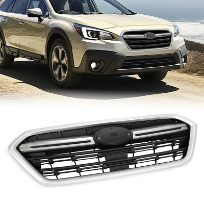 For Subaru Outback 2018-2019 Front Replacement Grille Silvery & Black ...