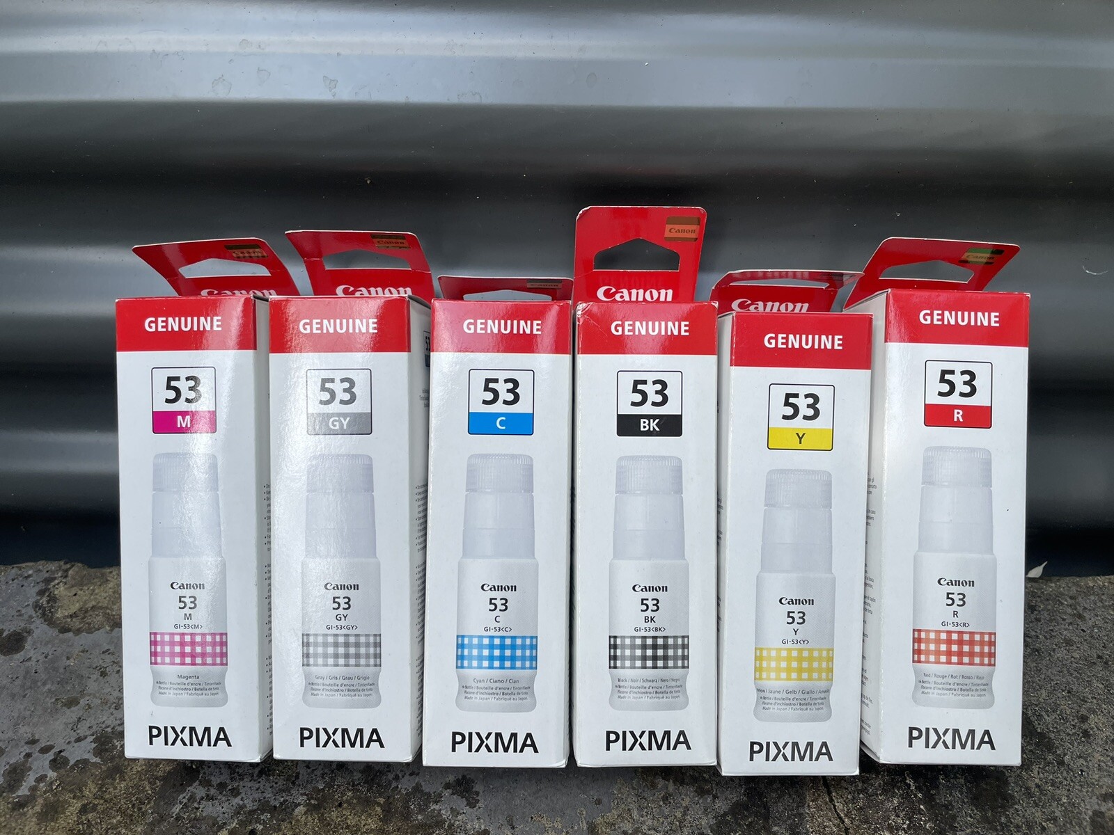 Canon GI53 Original Refill Ink Bottle Canon PIXMA G550 G650 Lot Genuine ...