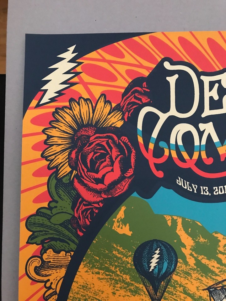 Dead And Company Folsom Field Boulder Colorado Poster July 13th 2018 ...