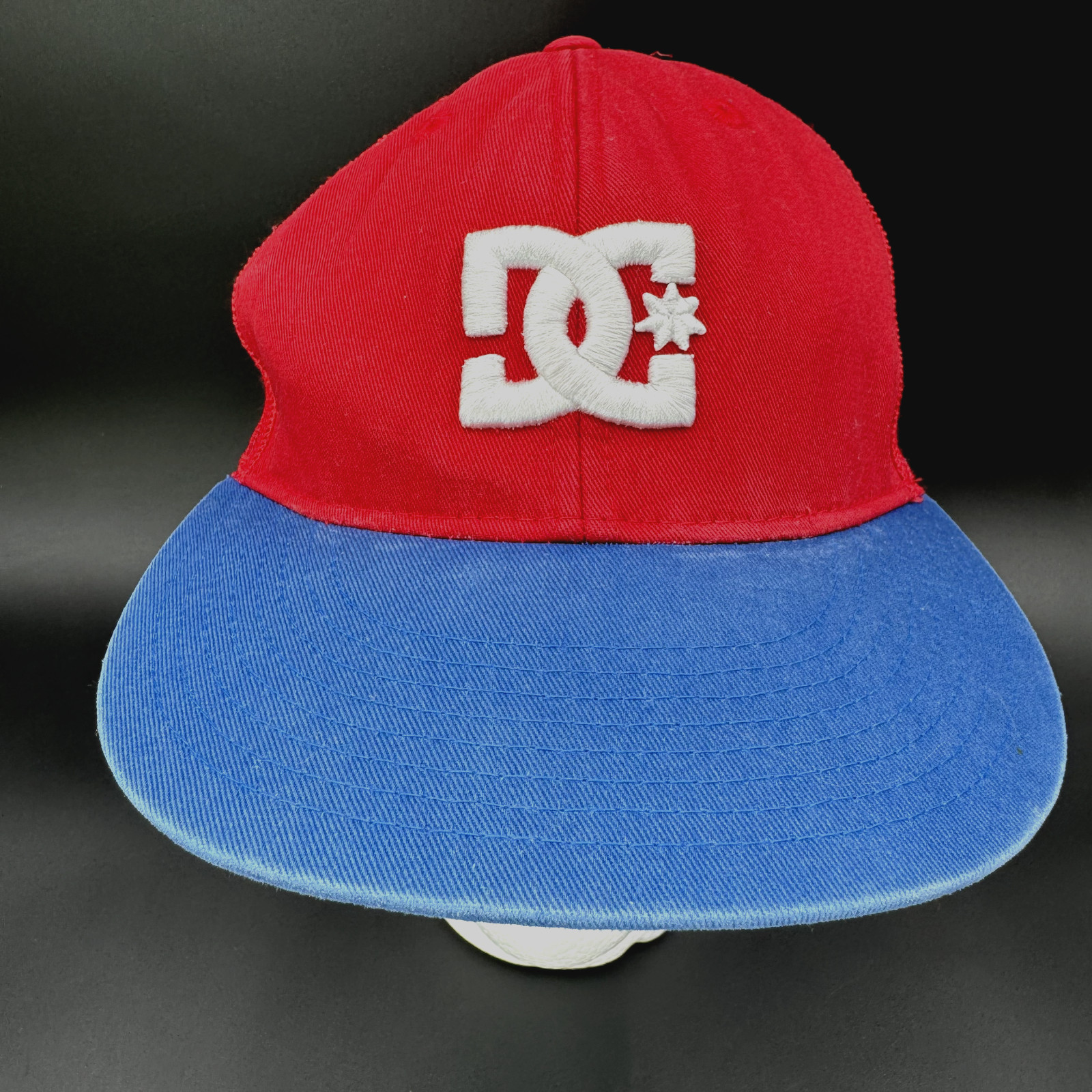 Vintage DC Shoes Snapback Hat Red Blue Logo Unisex Ca… - Gem