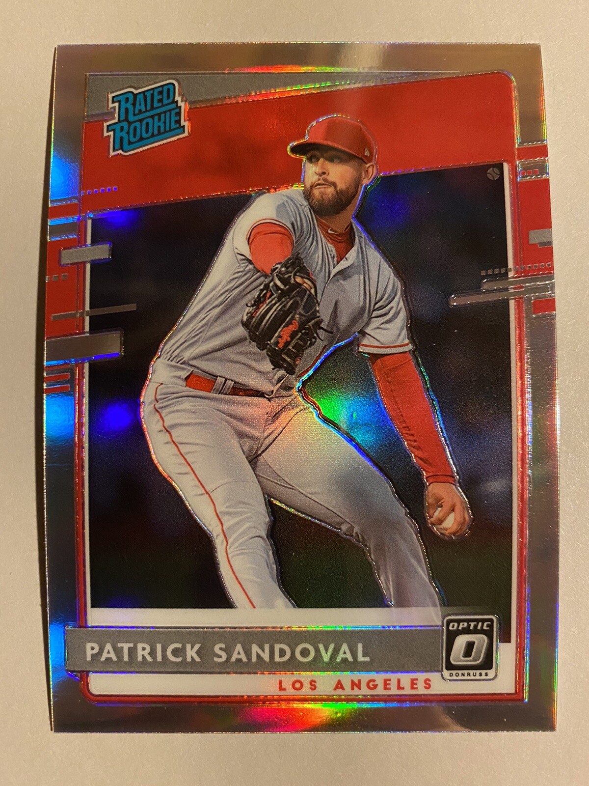 2020 Donruss Optic Patrick Sandoval Silver Prizm Rated Rookie RC LA ...