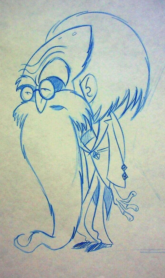 Beetlejuice 1989 Production Chris LaBonte Hand Drawn Model Layout Art ...