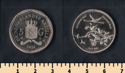 Netherlands Antilles 5 guilders 2024 | eBay