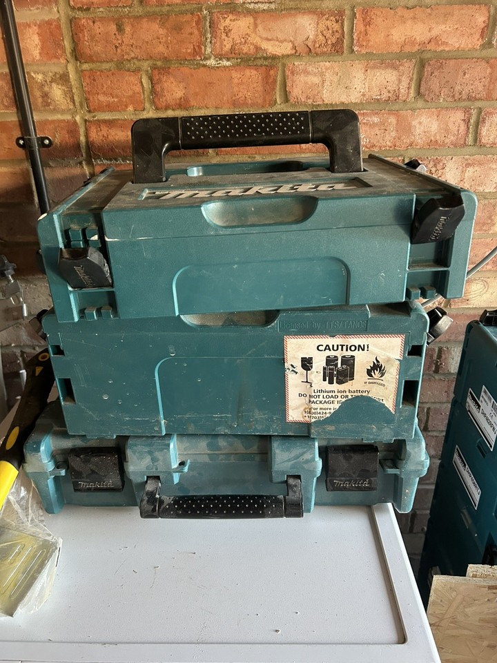 MAKITA STORAGE BOXES BUNDLE BOX SYSTAINER CONNECTOR MAKPAC TOOL ...