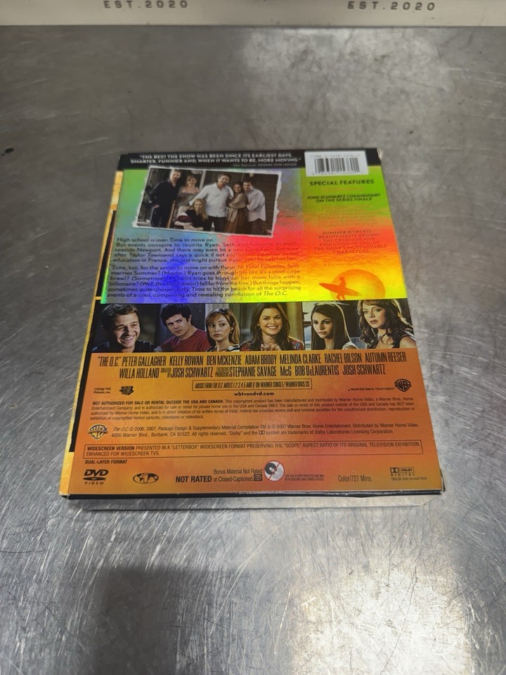 The OC - COMPLETE 4TH SEASON - (5) DVD BOX SET - Unsealed / opened ...