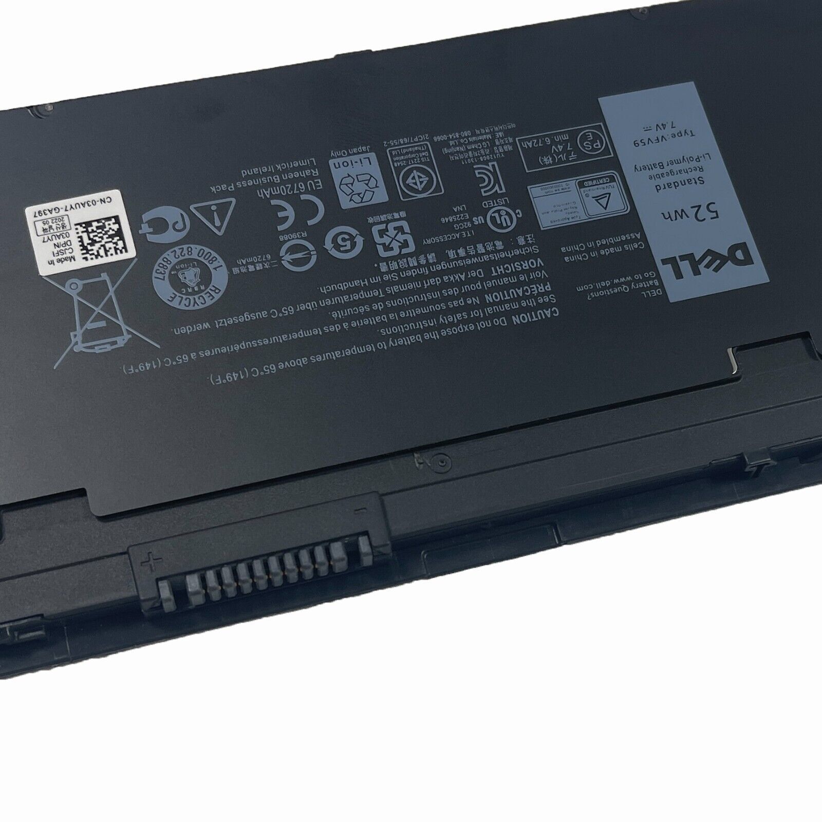 OEM 52Wh VFV59 Battery For Dell Latitude 12 7000 E7240 E7250 DWJHM ...