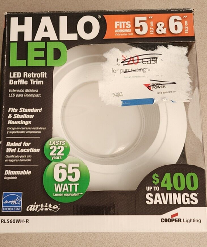 Halo 5" & 6" LED Recessed Ceiling Light Fixture | eBay
