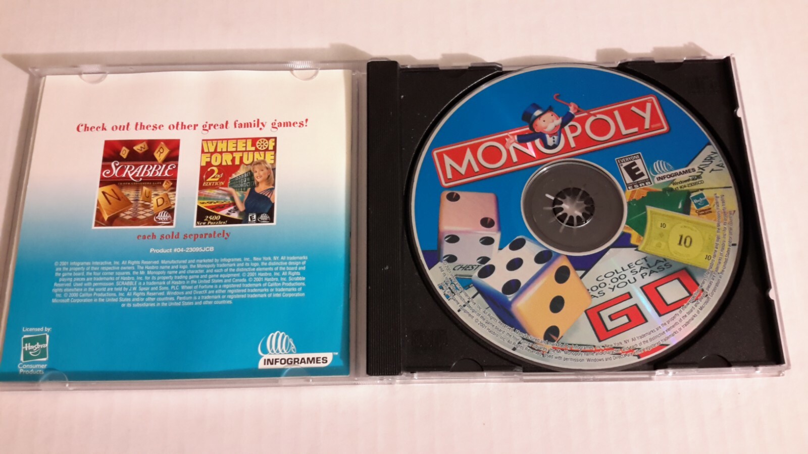 HASBRO MONOPOLY CD ROM INFOGRAMES | eBay