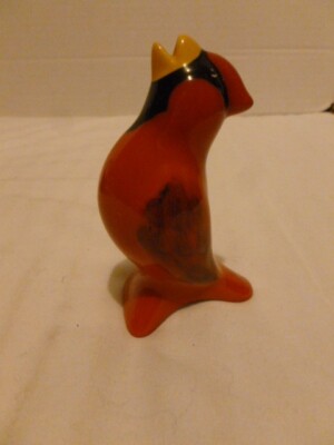 VINTAGE CARDINAL BIRD PIE VENT -- 4" POTTERY -- VERY GOOD. | eBay