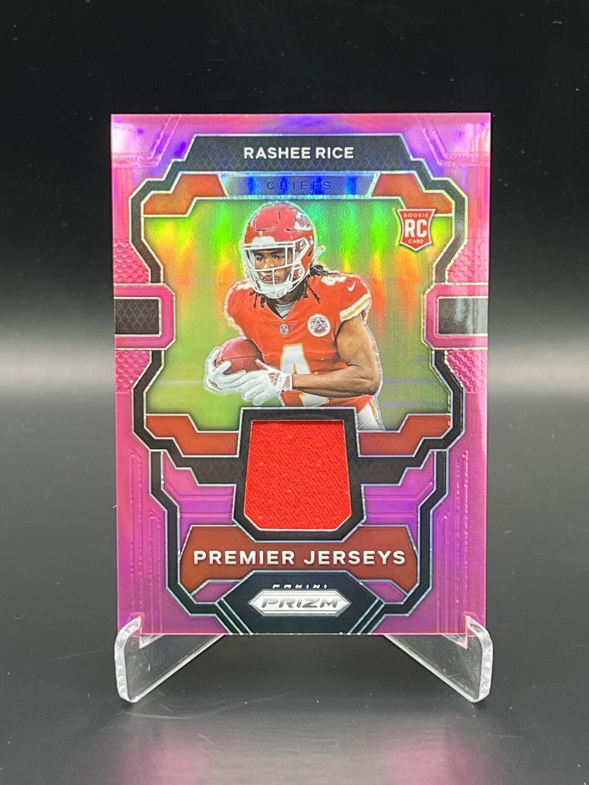 2023 Prizm Rashee Rice Rookie Gear Pink Prizm Patch Rookie Card #RG-RR ...
