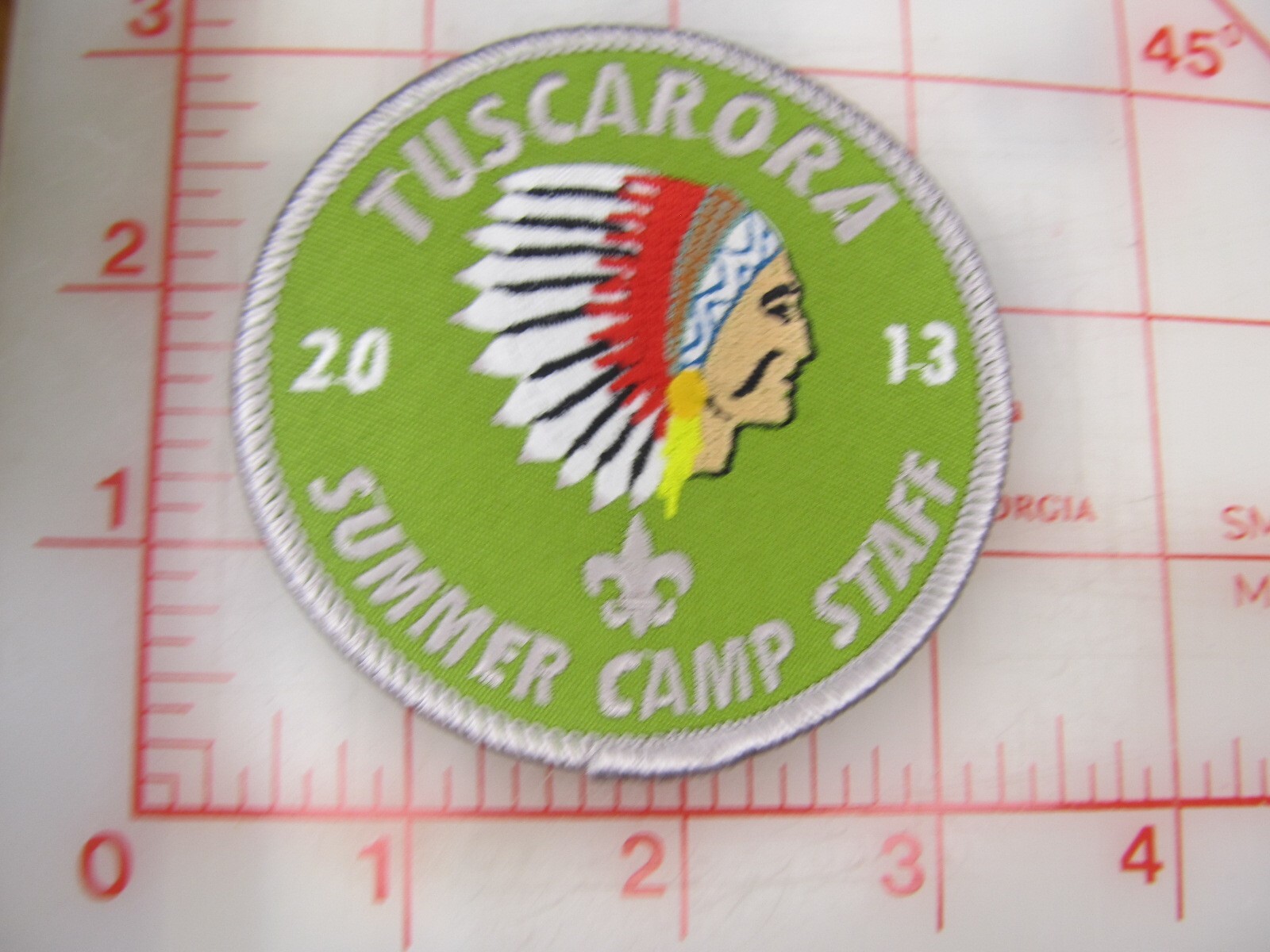 Tuscarora collectible 2013 Summer Camp STAFF patch (mM) | eBay