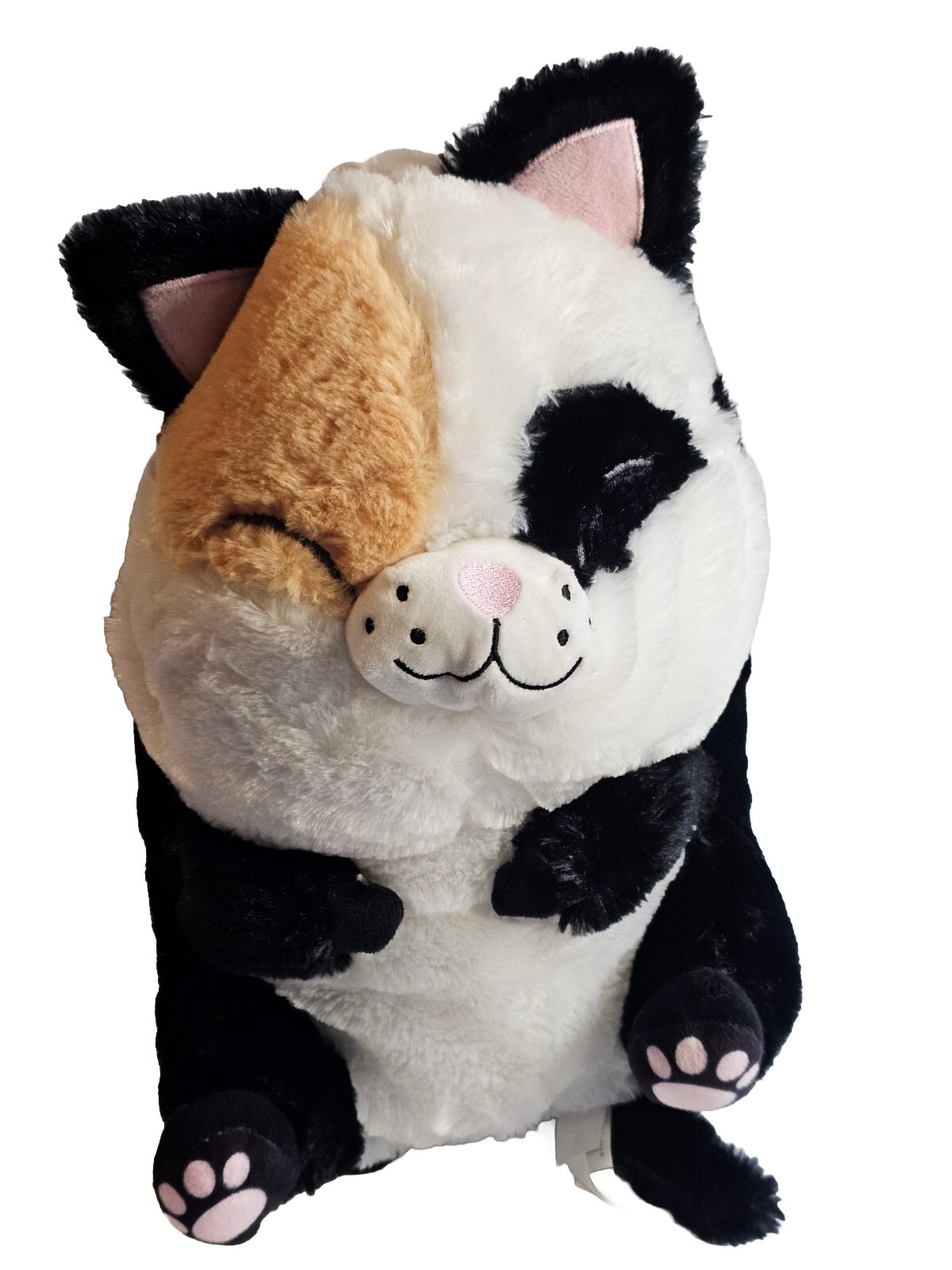 Nanco BELLY BUDDIES Calico Cat Fat Cat Plush Plushie Stuffed Animal 12 ...