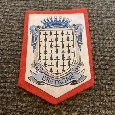 VTG BRETAGNE France Sew On Crest Patch | eBay