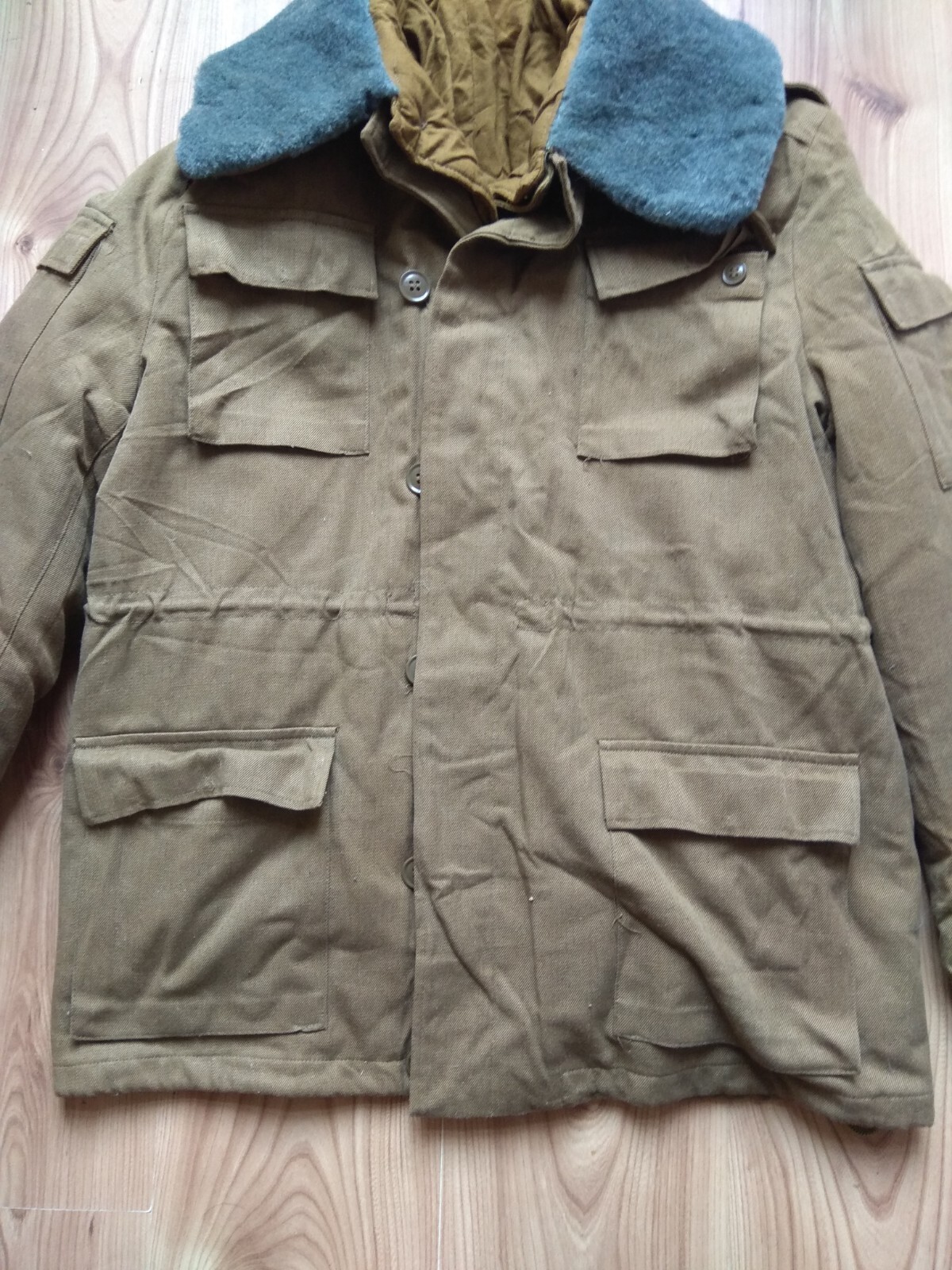 Rare Vintage Soviet Army USSR Uniform Jacket Military FUFAIKA Afghanka ...