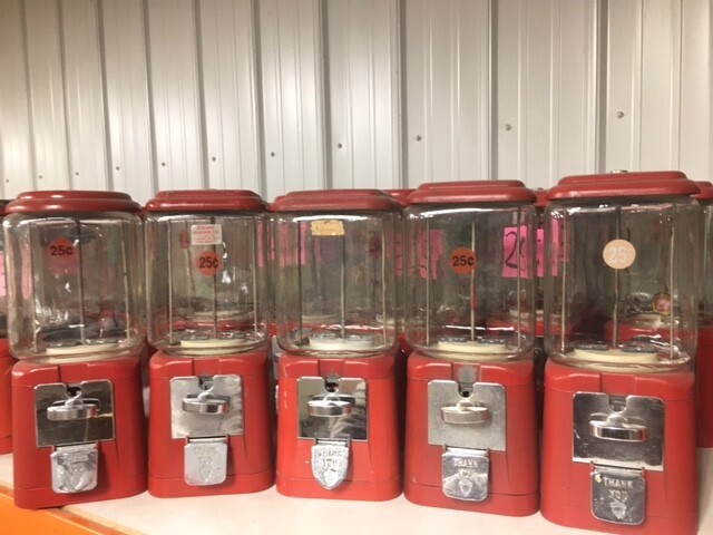 Vintage Oak Acorn Lock and Key for Gumball Candy Vending Machine ...