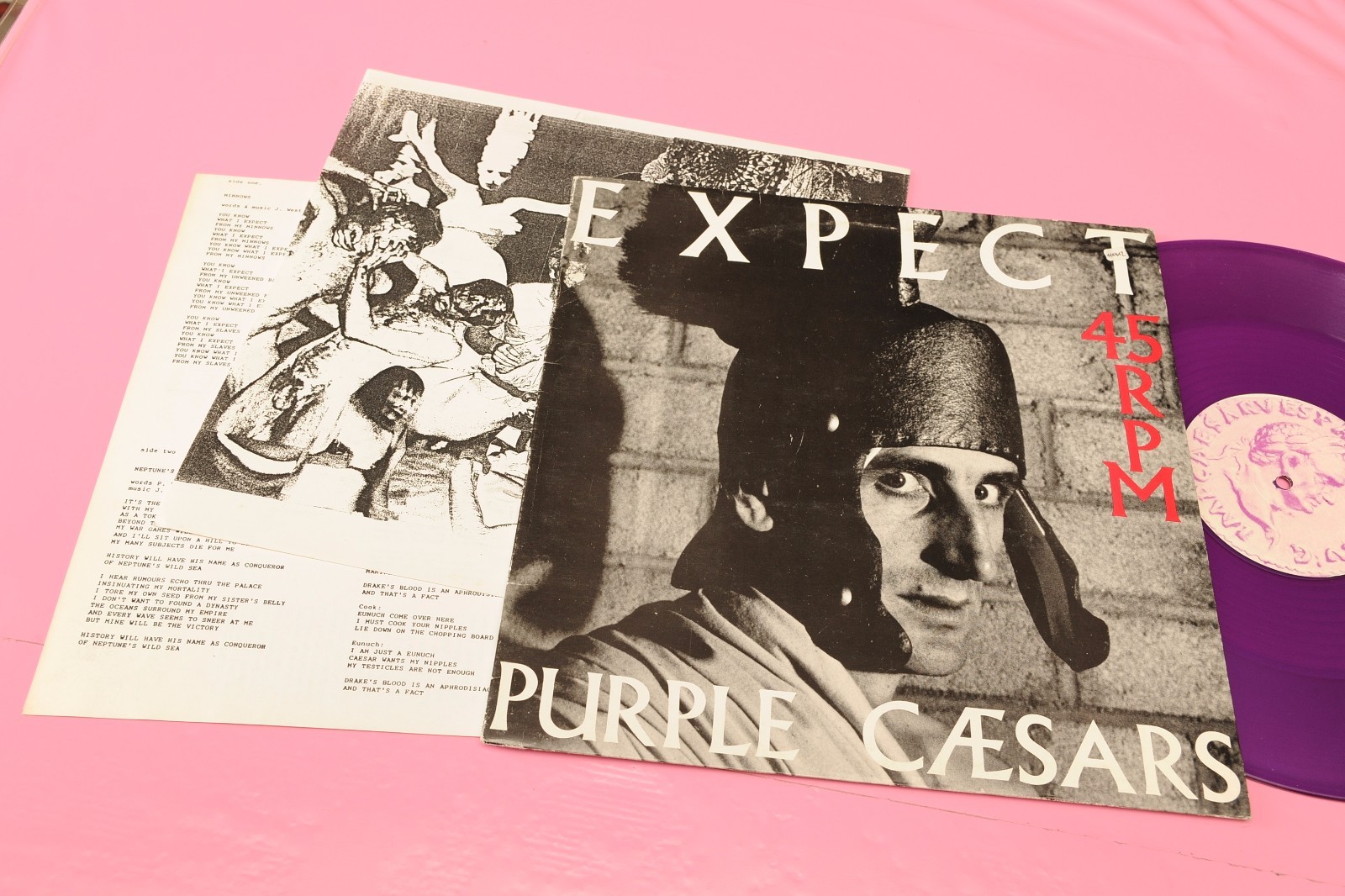 PURPLE CAESARS 12" EXPECT ORIG AUSTRALIA 1989 EX PURPLE VINYL AND ...
