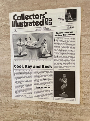 1990 Gartlan Collectors' Illustrated Brochure - Vol. 2, No. 3 - 6 Pages ...