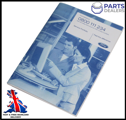 FORD SERVICE BOOK BLANK HISTORY PETROL DIESEL NO DUPLICATE 2010 PRINT ...