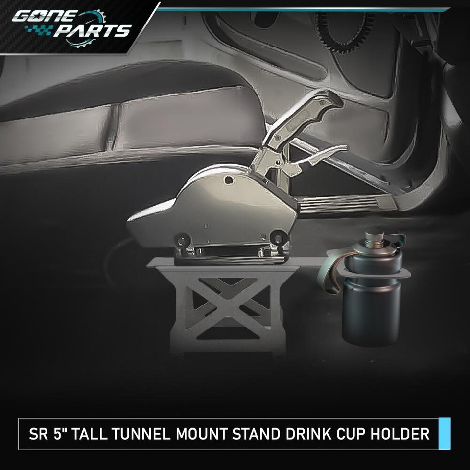 5" Tall Shifter Stand w/ Cup Holder Fit Fot B&M Ratchet Shifter Mega ...