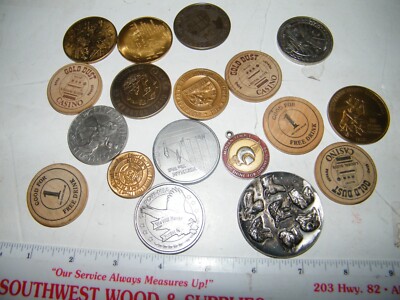 18 vintage tokens, coins, misc | eBay