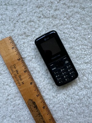 LG 300G / TFLGA300GB Black TracFone Cell Phone Rare Cellular Candybar ...