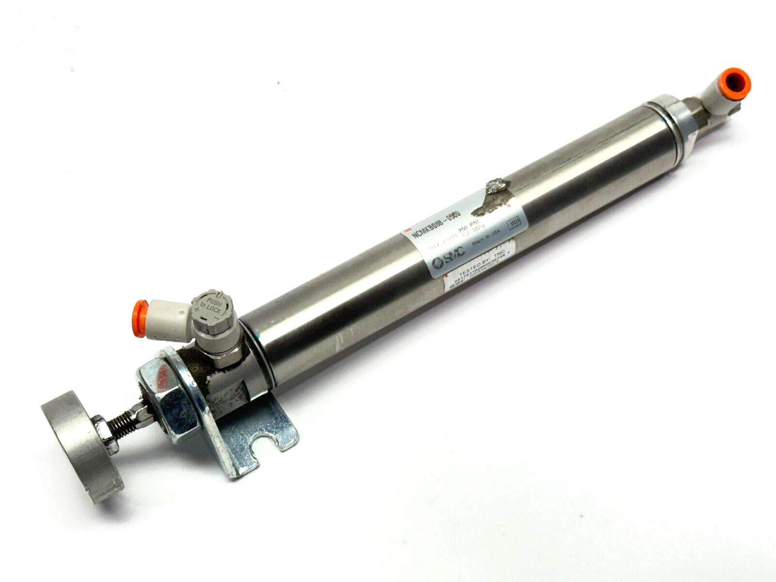 SMC NCMKB088-0500 Non-Rotating Cylinder 7/8" Bore 5" Stroke | eBay