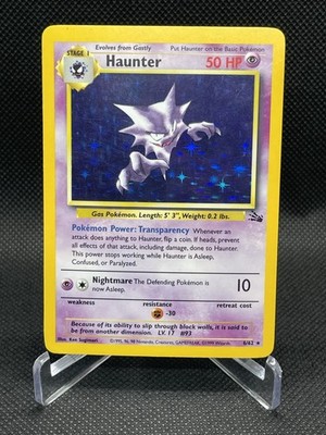 Haunter Pokemon TCG 6/62 Fossil Holo-LP | eBay