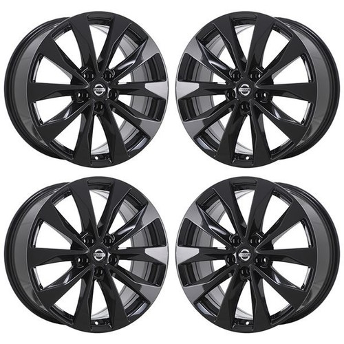 19" NISSAN MAXIMA GLOSS BLACK WHEELS RIMS FACTORY OEM 62723 2004-2023 ...