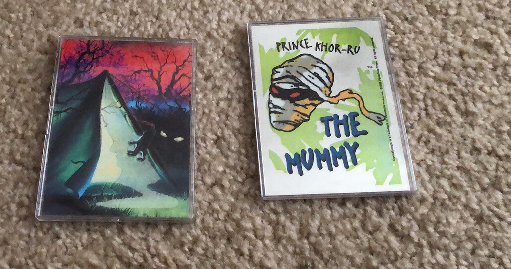 Goosebumps Trading Card Lot Of 2 Mummy, Camp Nightmare, Scholastic ...