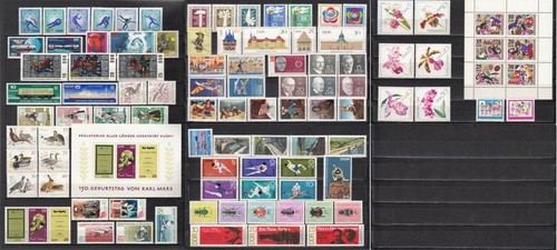 East Germany GDR DDR 1968 - complete year set - MNH | eBay