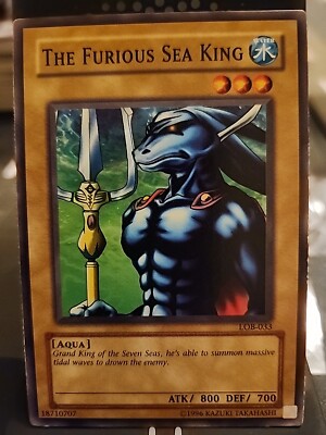The Furious Sea King - Yugioh Water Monster - Vintage | eBay