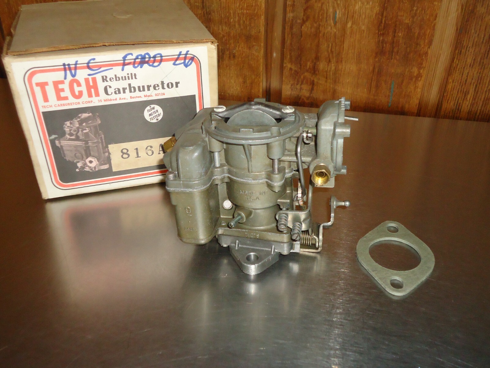 Rebuilt Carter YFA 1-Barrel Carburetor 7127s 1975 Ford Mercury 250 6 ...