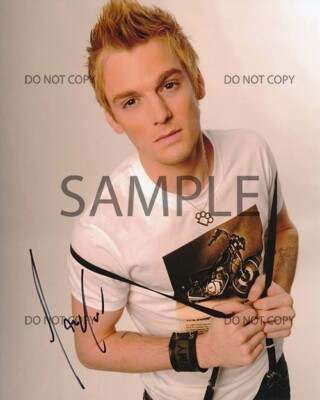 Aaron Carter Autographed 8x10 Reprint Photo, Signed HQ Lab Album Poster ...
