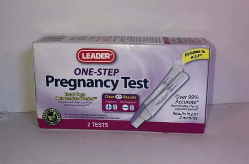 Leader One Step Pregnancy Test 2 Tests Exp 11/20 | eBay