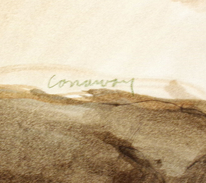 James Conaway "Apache Trail Landscape" Signed Original Mixed Media ...