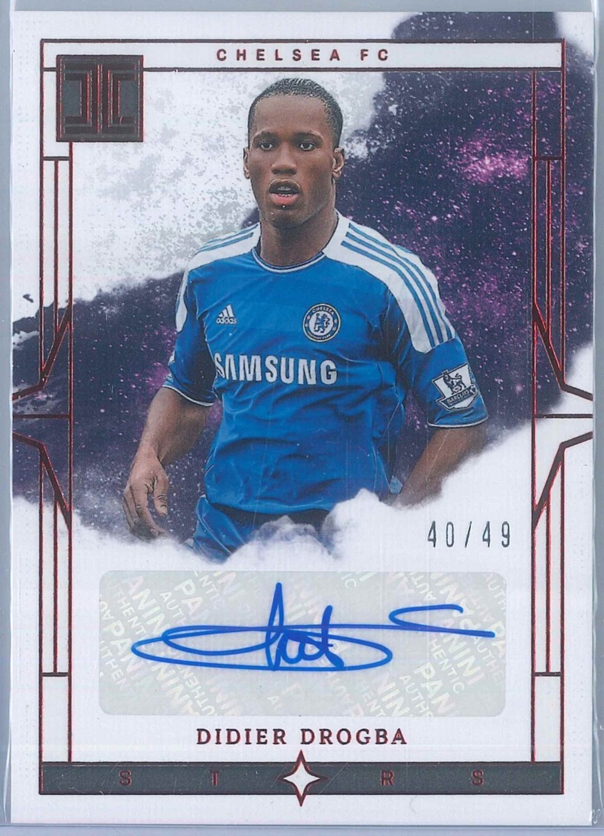 Drogba Signature Didier Drogba Official Chelsea FC Signed And Framed