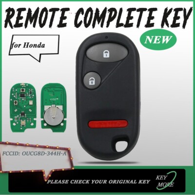 Keyless Entry For Honda Element CR-V Civic Remote Key Fob OUCG8D-344H-A ...